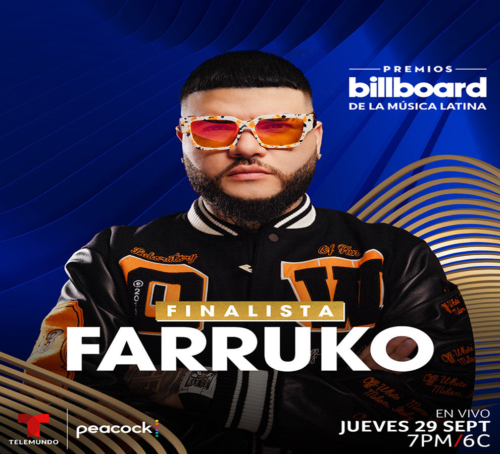 Farruko Encabeza Los Premios Billboard 2022 Con 11 Nominaciones El