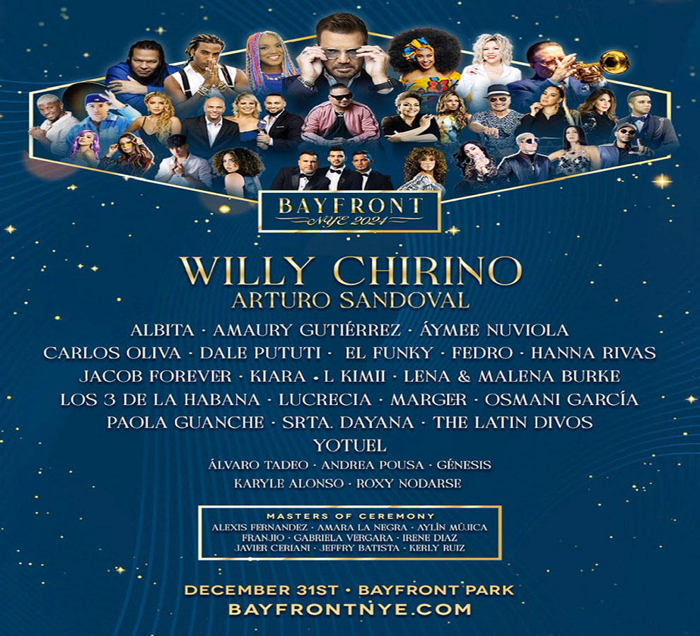 Willy Chirino Albita Y Jacob Forever Cerrarán El Año Con Fiesta Musical Cubana En Miami El